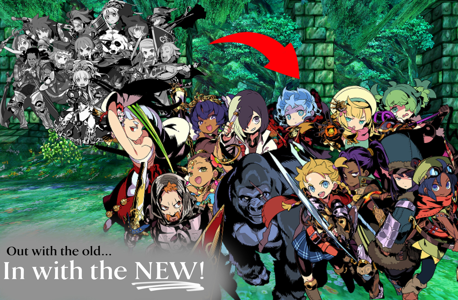 HD Remaster Portraits in Untold II Mod for Etrian Odyssey II Untold ...