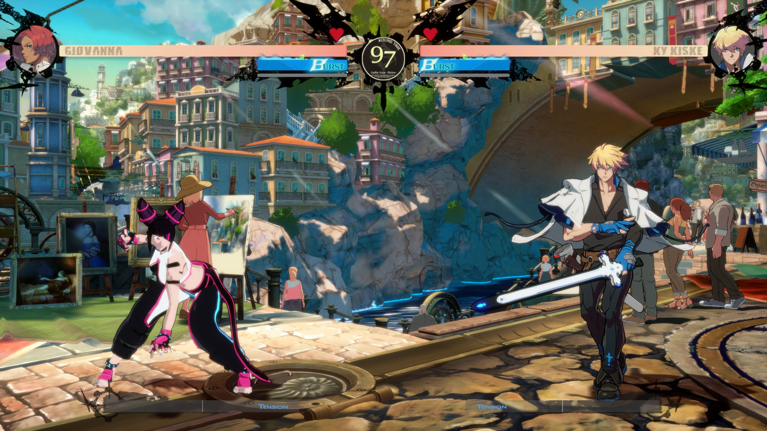 Juri over Giovanna Mod for GUILTY GEAR -STRIVE- | GGST Mods