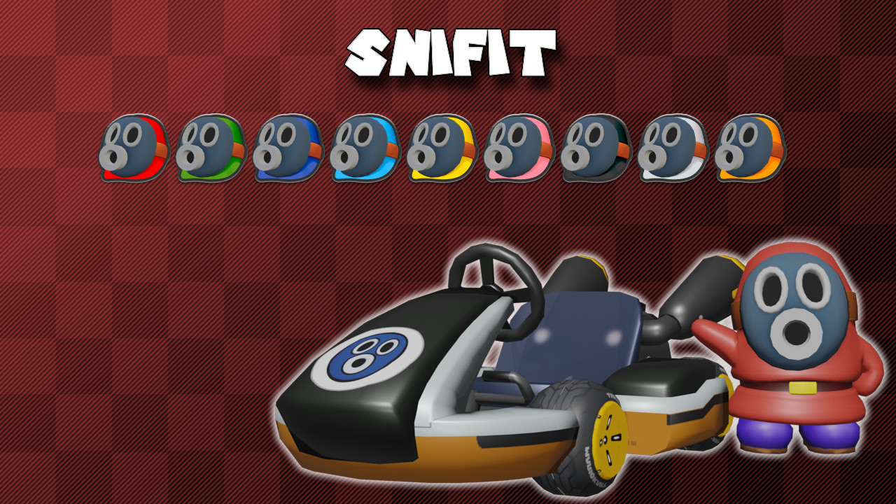 Snifit Mod for Mario Kart 8 Deluxe | MK8D Mods
