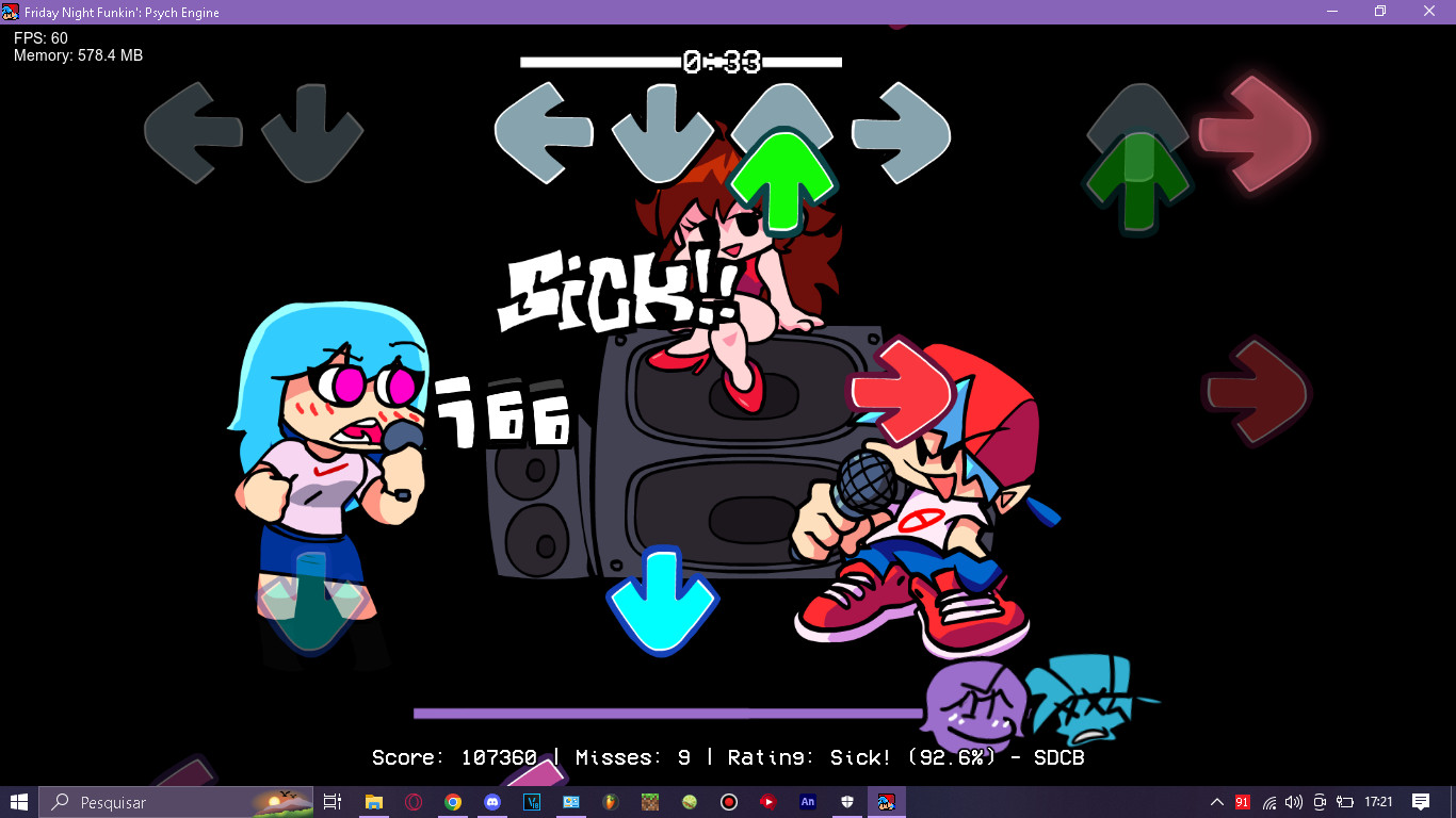 Sky vs GF! (One-Shot) Mod for Friday Night Funkin' | FNF Mods