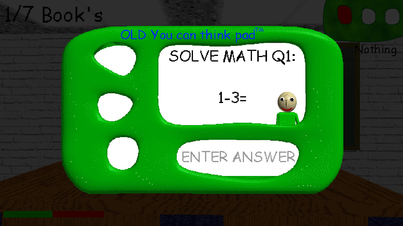 Old baldi's lessons in making friendly thing's Mod for Baldi's Basics ...