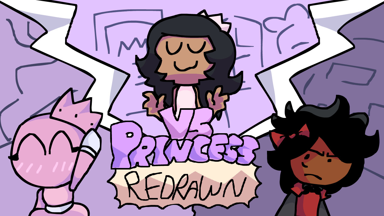 Vs. Princess: Redrawn Mod for Friday Night Funkin' | FNF Mods