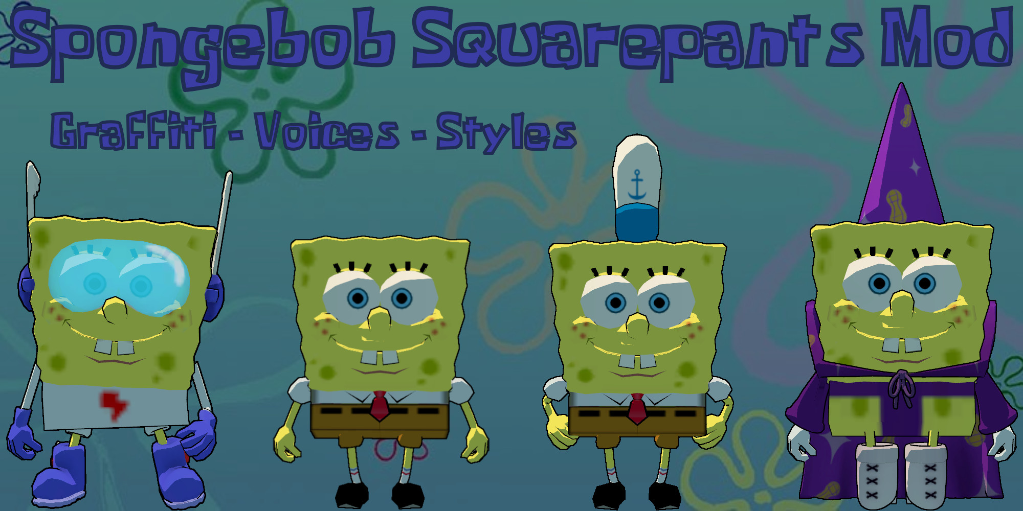 Spongebob Squarepants Mod for Bomb Rush Cyberfunk | BRC Mods
