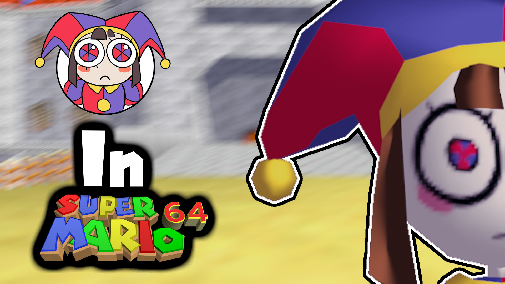 Pomni in SM64 Mod for Super Mario 64 | SM64 Mods