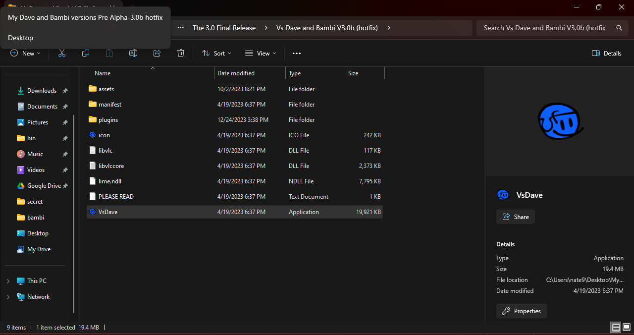 [SENSITIVE CONTENT] My Dave and Bambi version Pre Alpha-3.0b hotfix Mod for Friday Night Funkin ...