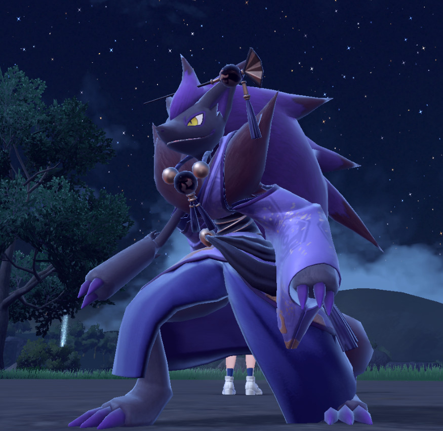 Costume Ghost Style Zoroark Mod for Pokemon Scarlet & Violet | PKMN SV Mods