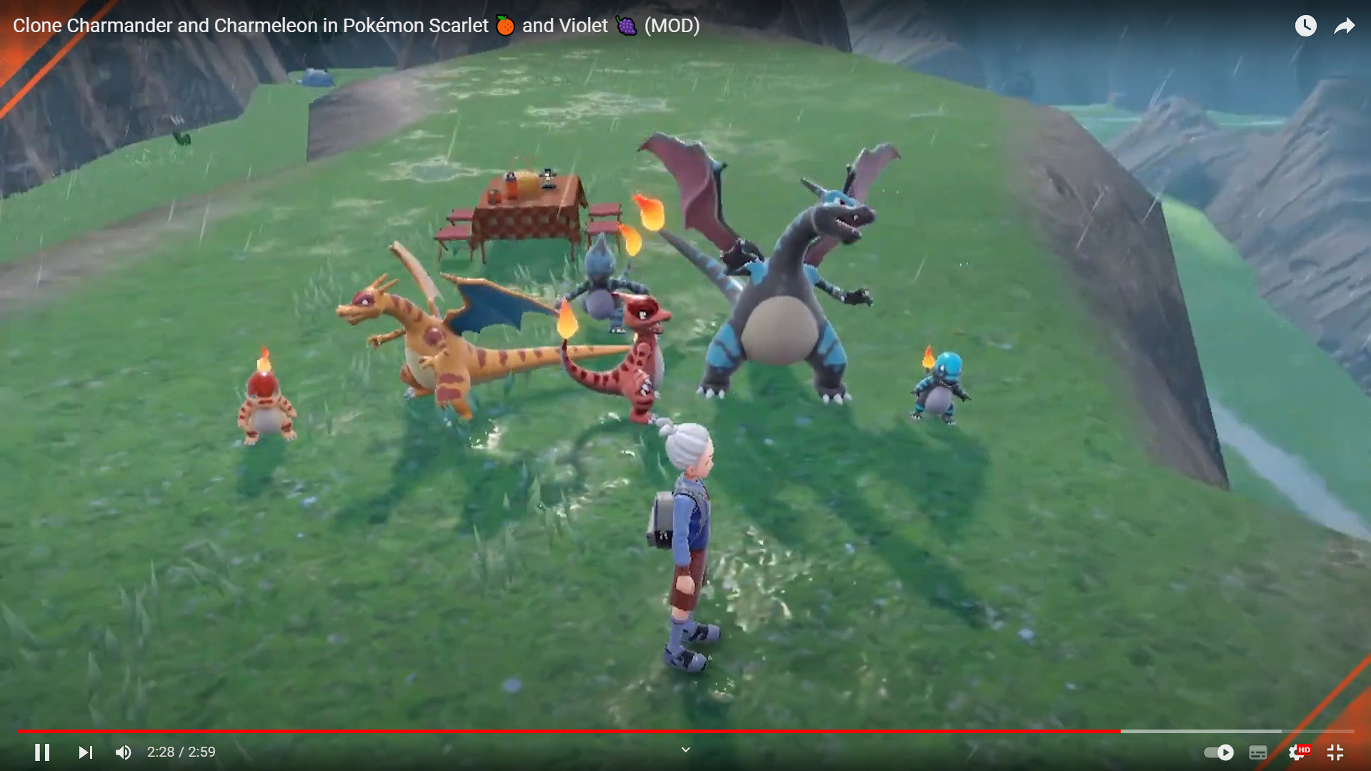 Clone Charmander, Charmeleon and Charizard Mod for Pokemon Scarlet ...