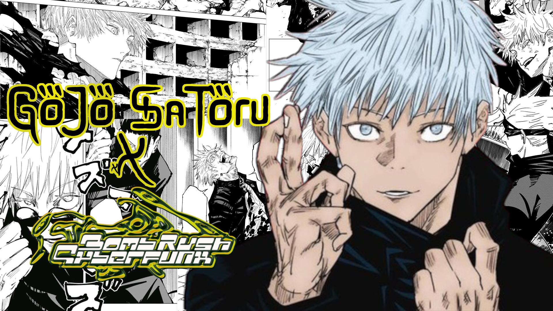 Gojo Satoru (Six Eyes) Mod for Bomb Rush Cyberfunk | BRC Mods