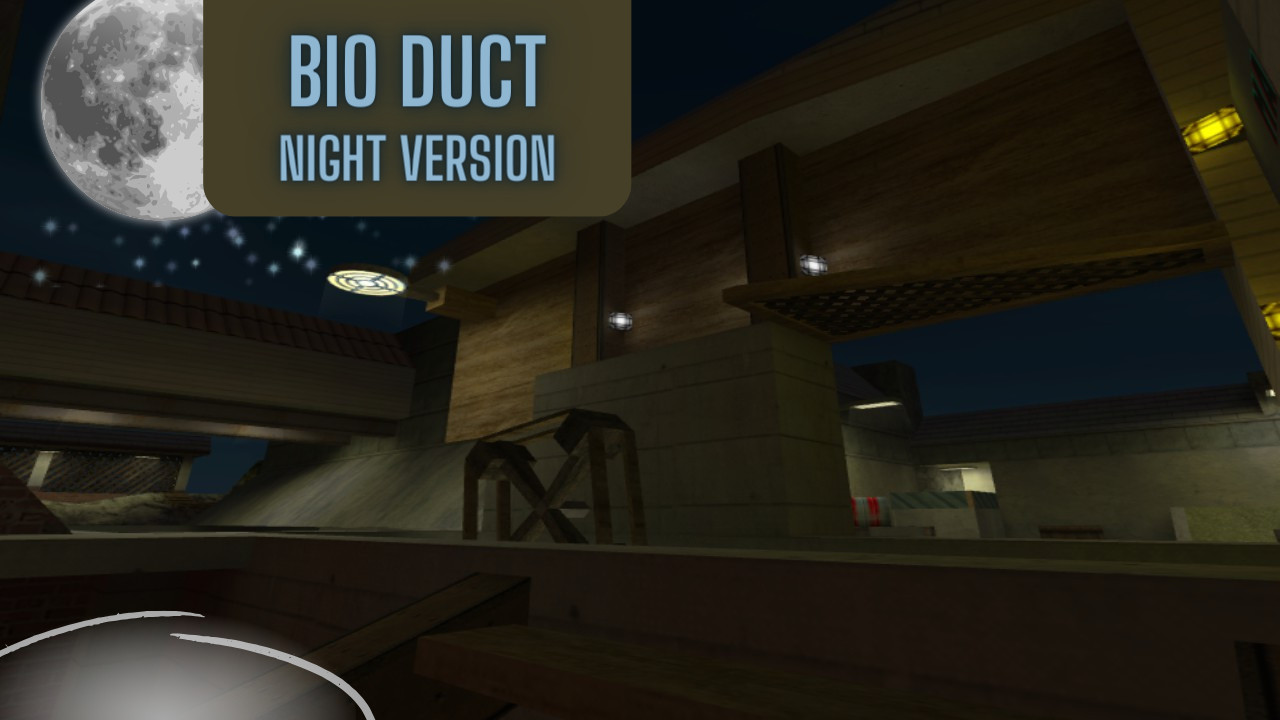 bio_duct_night Mod for Counter-Strike 1.6 | CS1.6 Mods