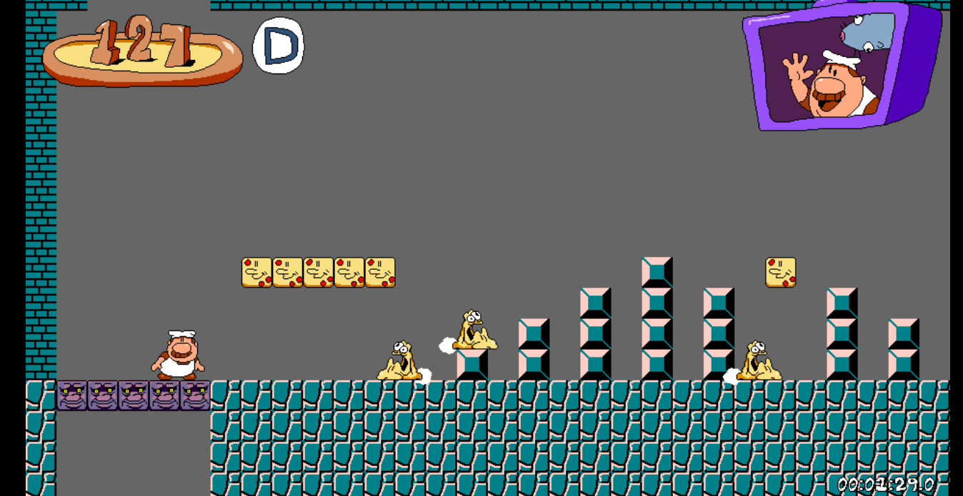 smb 1-2 tileset for cyop! Mod for Pizza Tower | PT Mods
