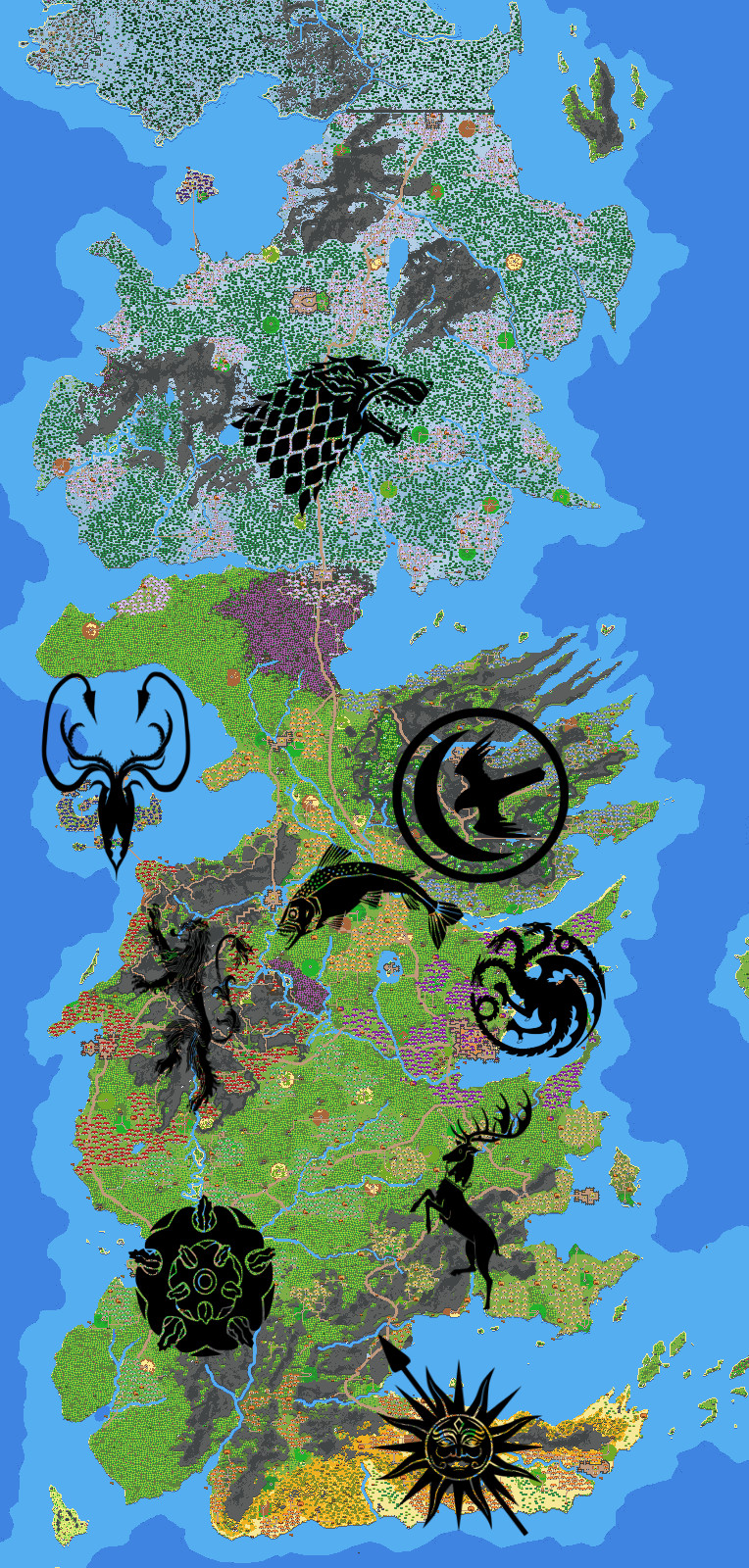 Westeros map (Game of Throne) Mod for WorldBox | WorldBox Mods