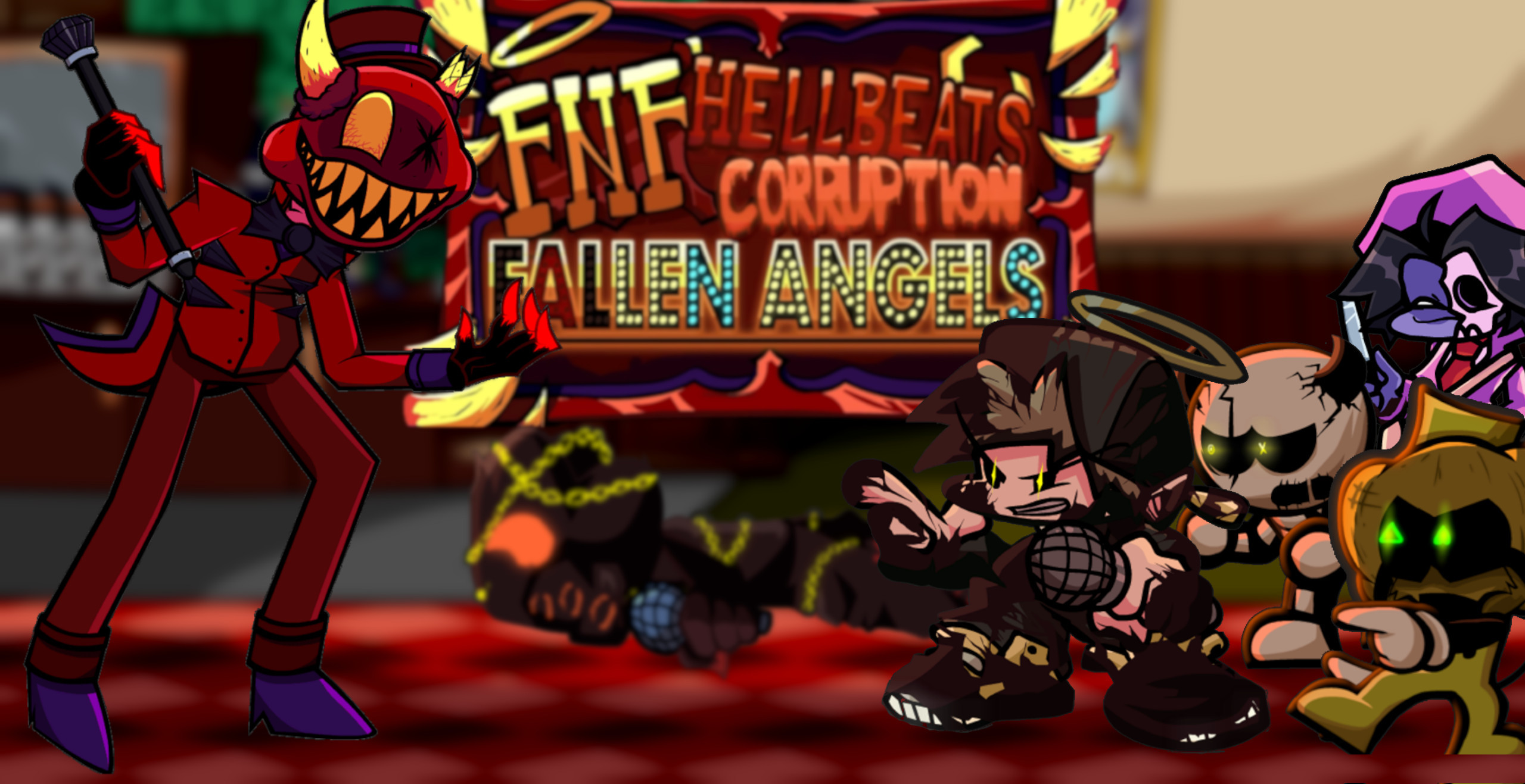 Hellbeats corruption but RTX Mod for Friday Night Funkin' | FNF Mods