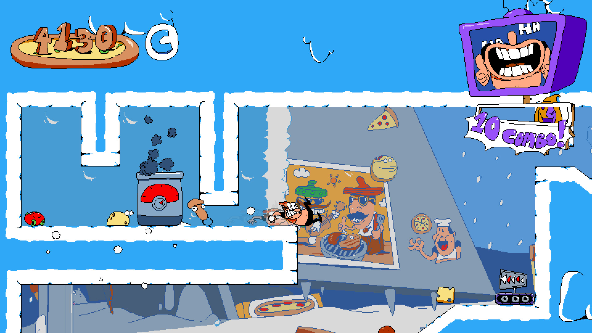 The Crop Top Mod Mod for Pizza Tower | PT Mods