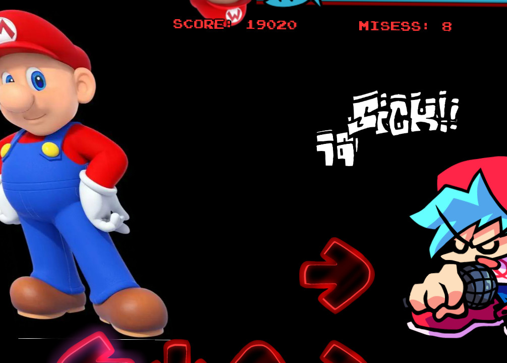 Mario's Madness | Mr. Alopecia mod Mod for Friday Night Funkin' | FNF Mods