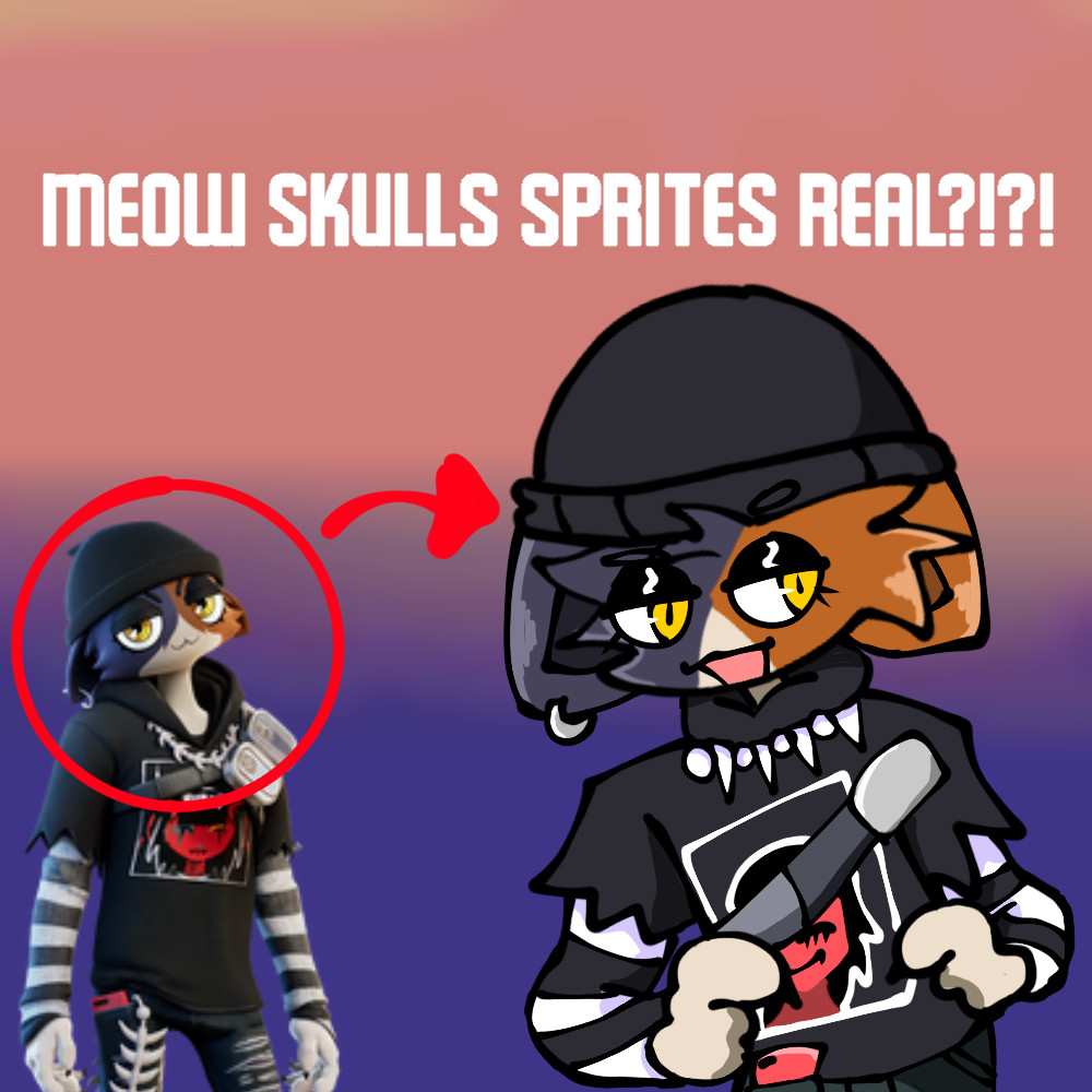 Meow Skulls Sprites Updated [And Chromatic] Mod for Friday Night Funkin ...