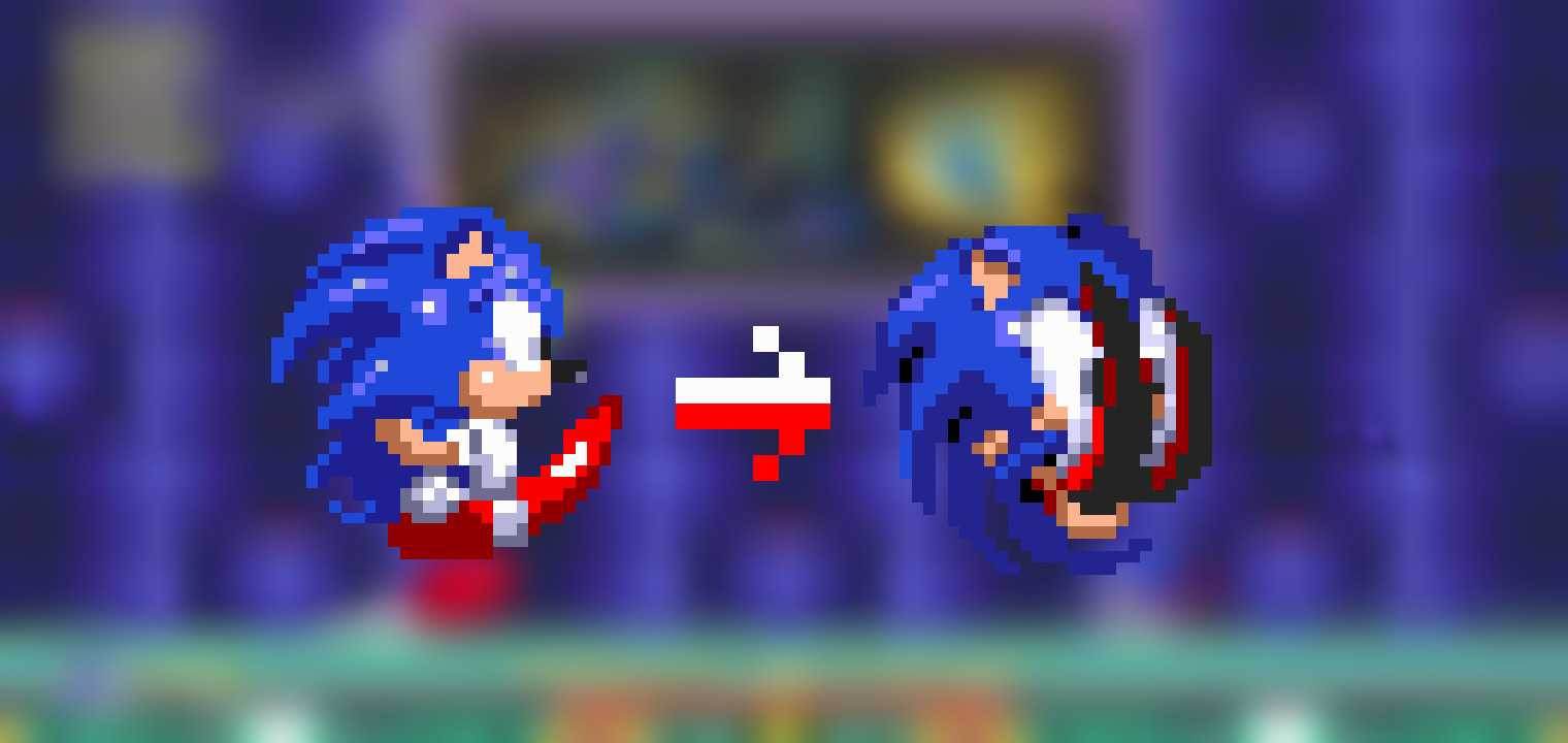 Stylized Spinball (Heroes Completed) Mod for Sonic 3 A.I.R. | S3AIR Mods