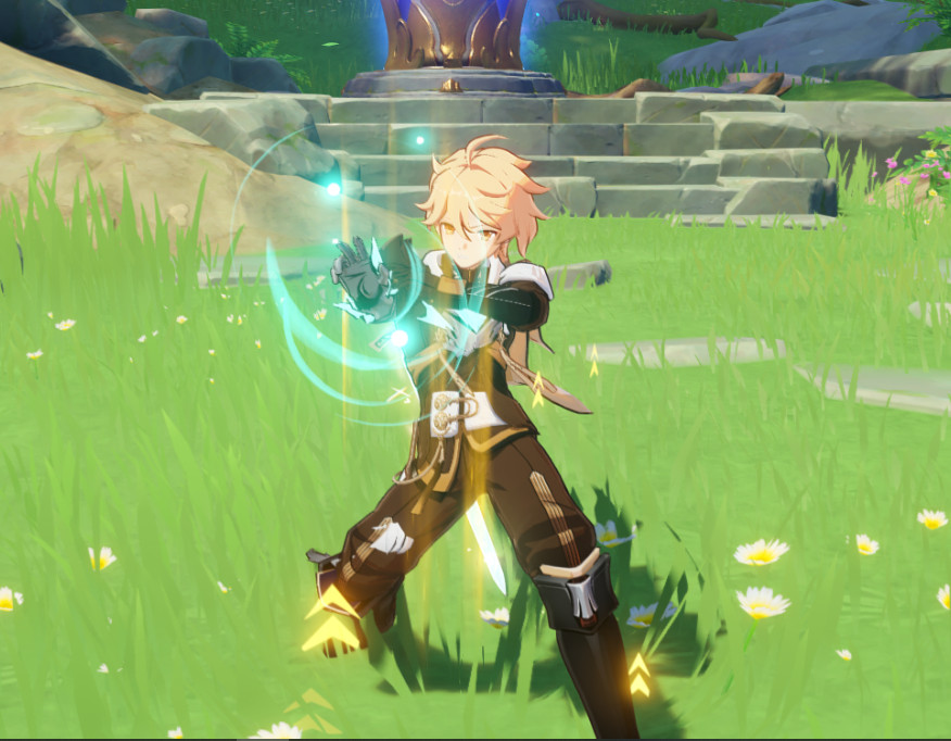 Knight Of Flowers Aether Mod for Genshin Impact | GI Mods