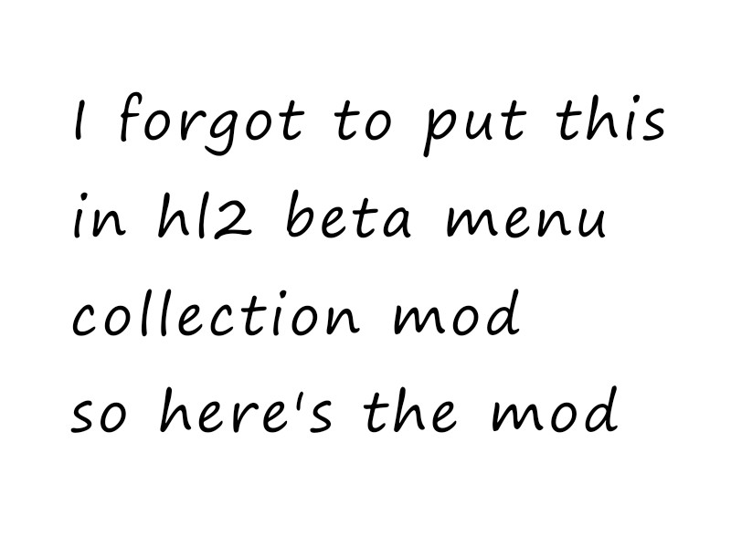 Half Life 2 1999-2000 menu background for hl1 Mod for Half-Life | HL Mods