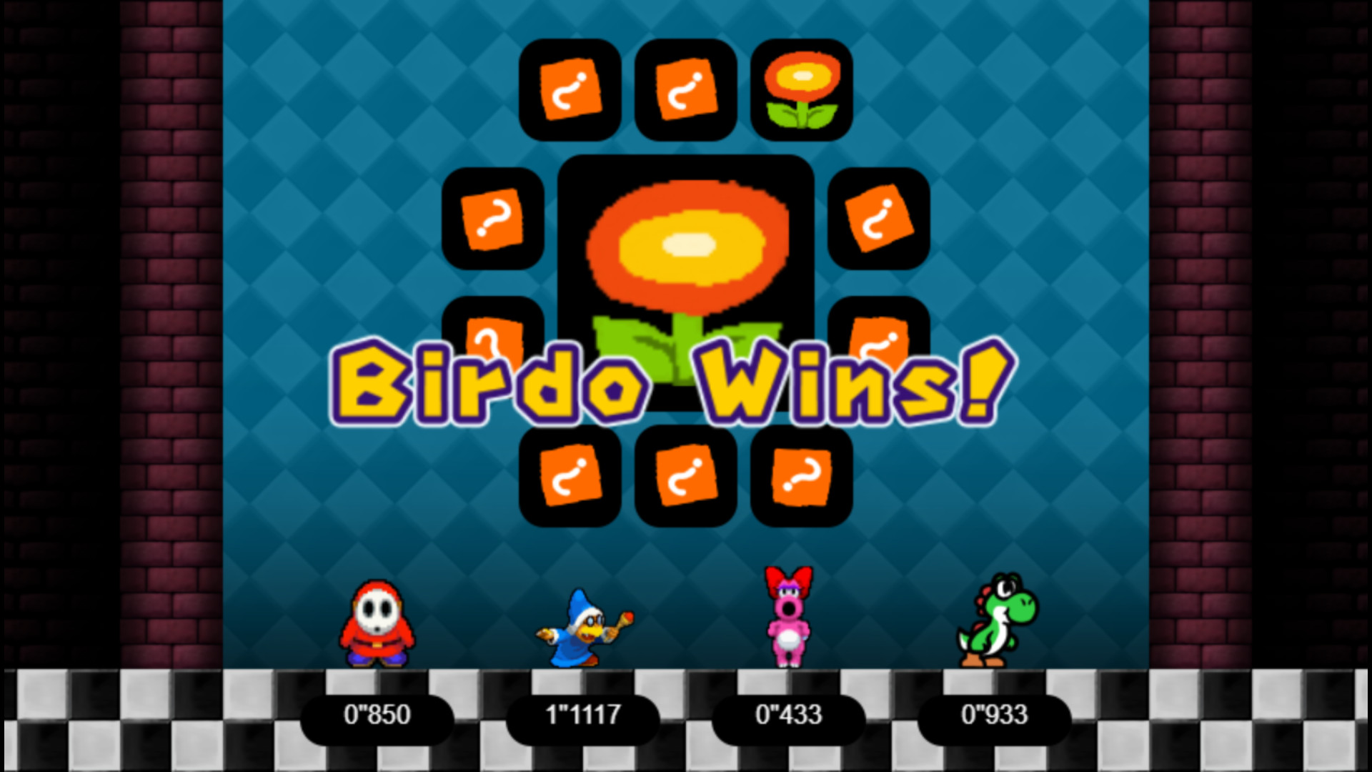 Birdo Wins
