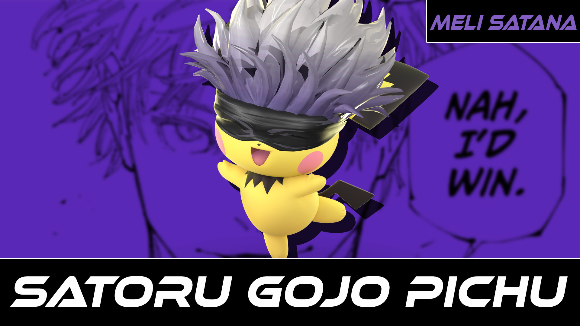 Satoru Gojo Pichu Mod for Super Smash Bros. Ultimate | SSBU Mods