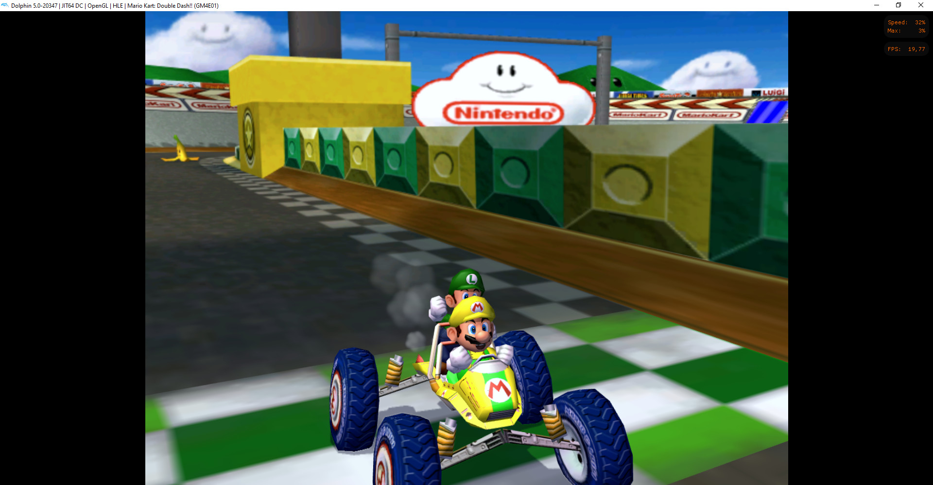 Greeny the plumber Mod for Mario Kart: Double Dash!! | MKDD Mods