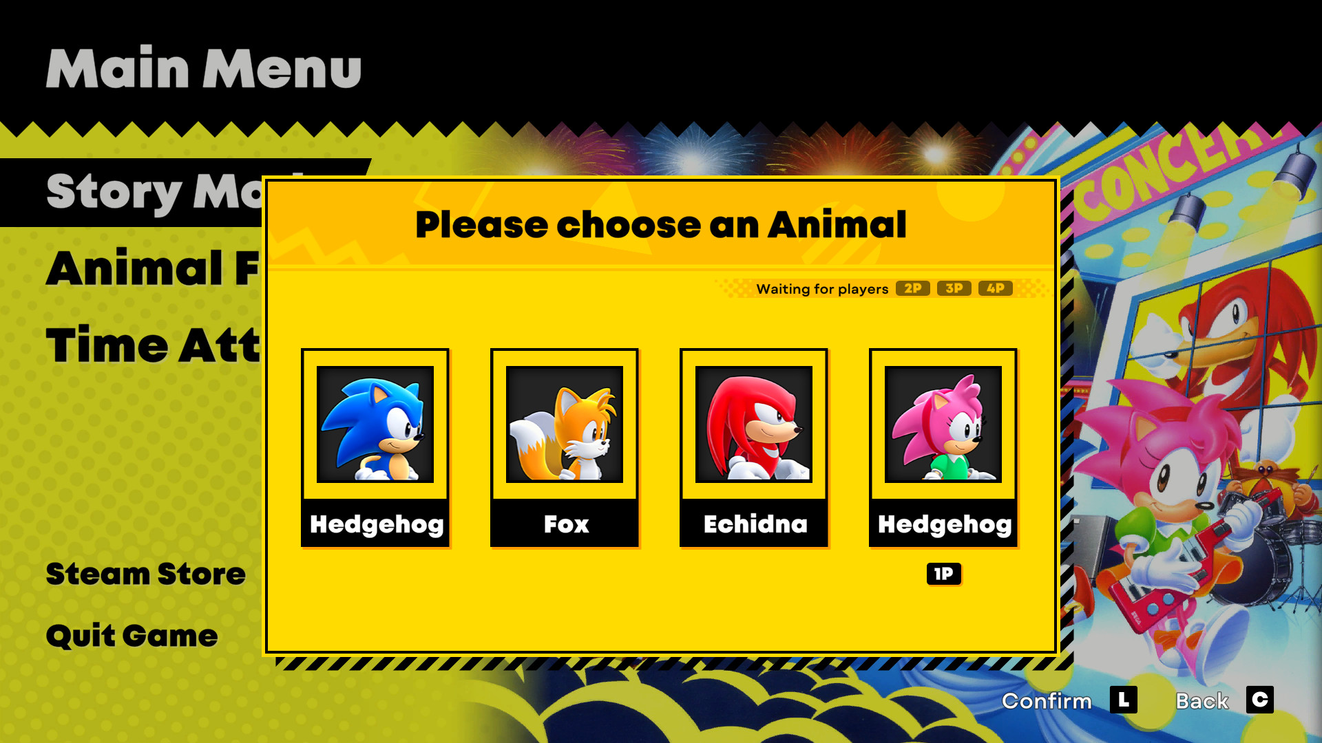 Species Names Over Character Names Mod for Sonic Superstars | SSS Mods