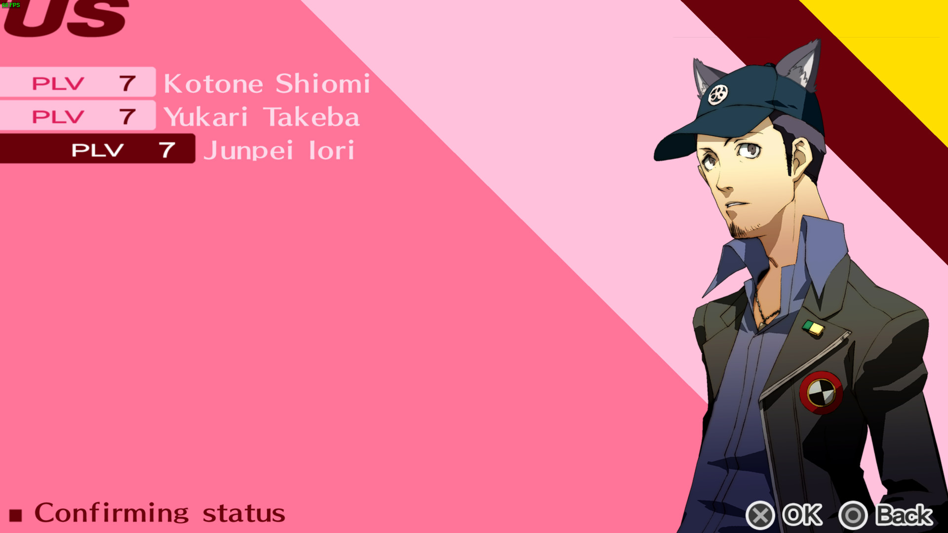 Catboy Junpei Mod for Persona 3 Portable (PC) | P3P PC Mods