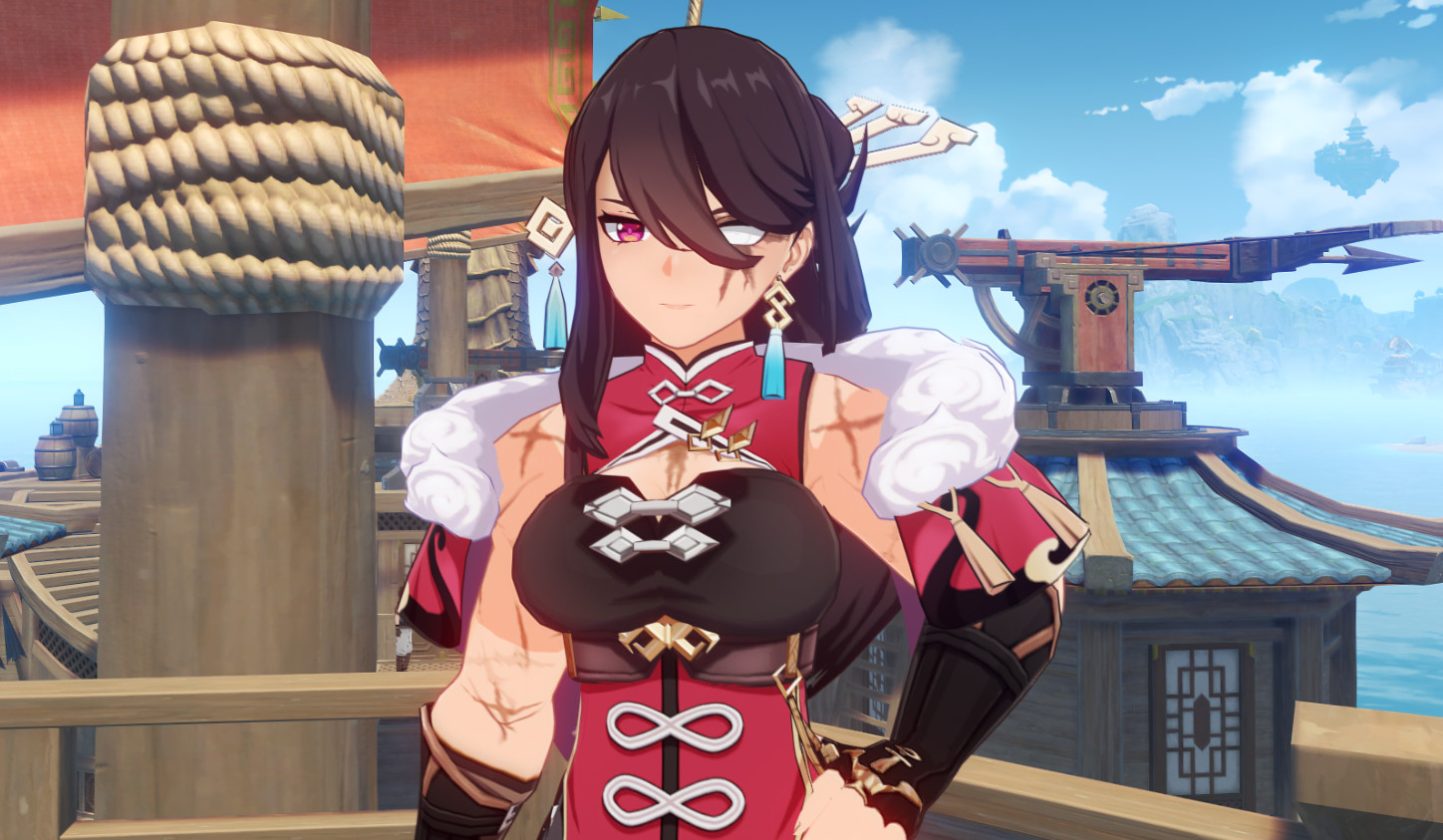 Buff Beidou Updated Mod for Genshin Impact | GI Mods