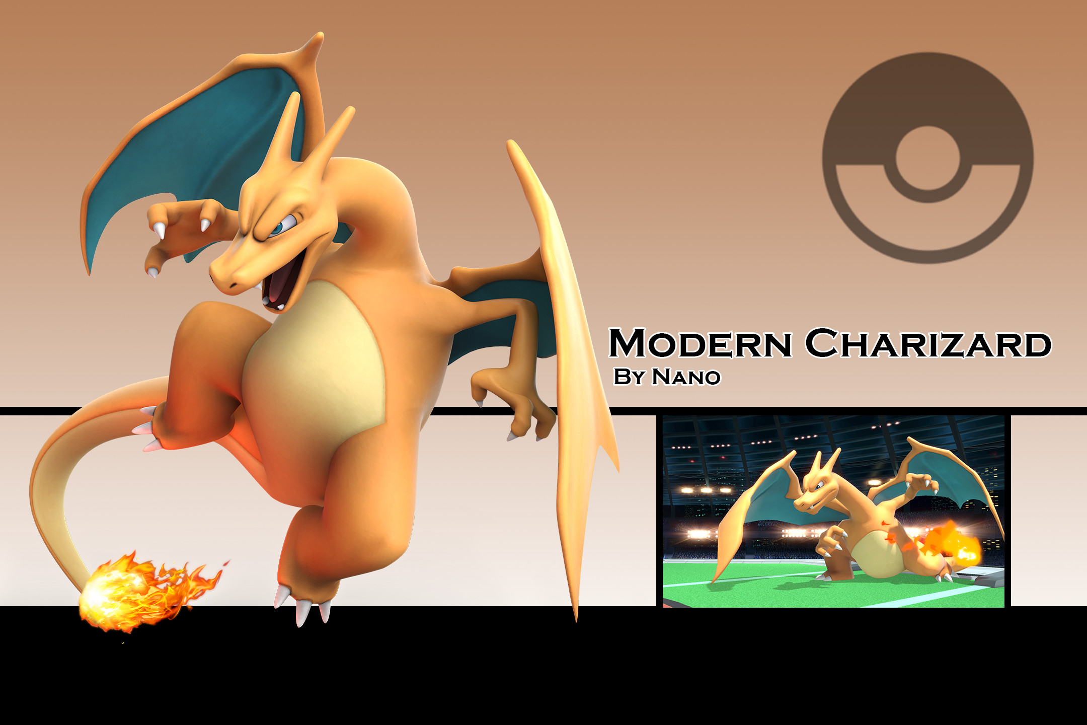 Modern Charizard (Scarlet/Violet) Mod for Super Smash Bros. Ultimate | SSBU Mods