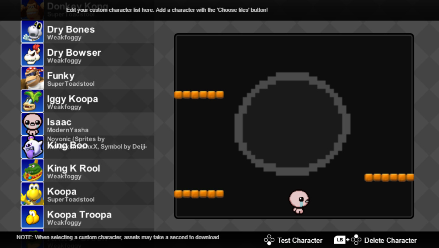 Isaac (Binding of Isaac) Mod for Party Project | PProject Mods