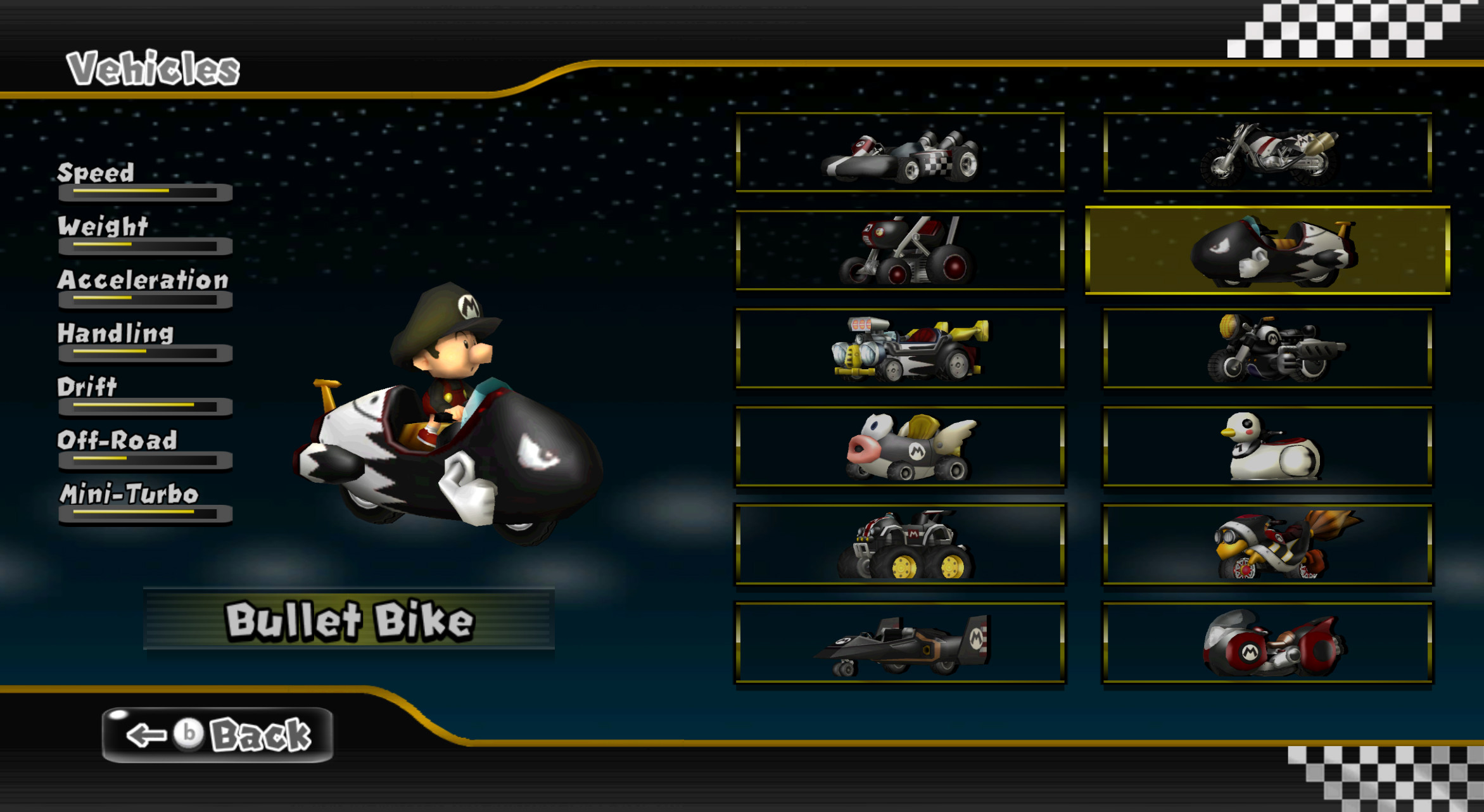 Black & Red Baby Mario Mod for Mario Kart Wii | MKWii Mods