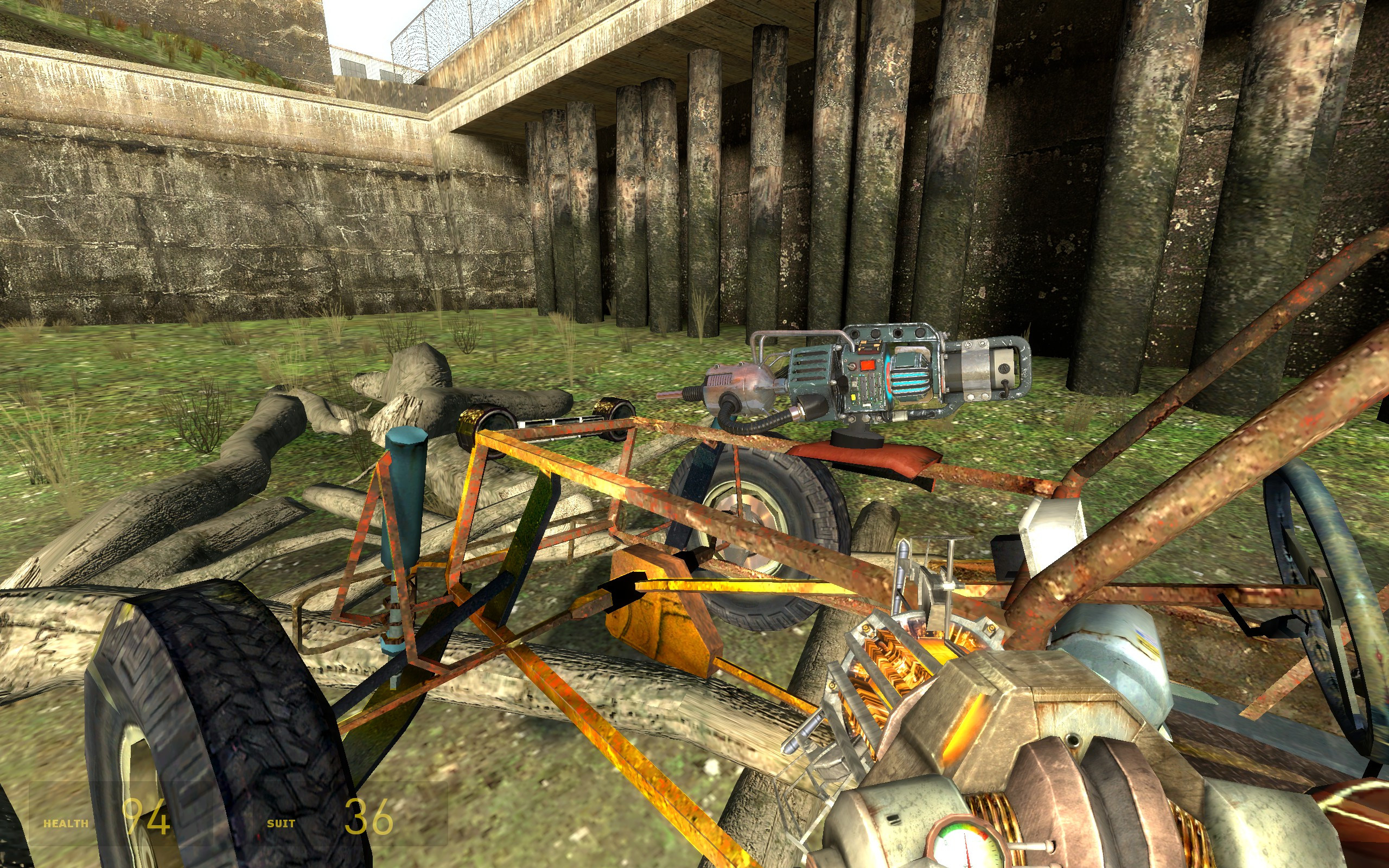 Buggy with BM Tau Cannon Mod for Half-Life 2 | HL2 Mods