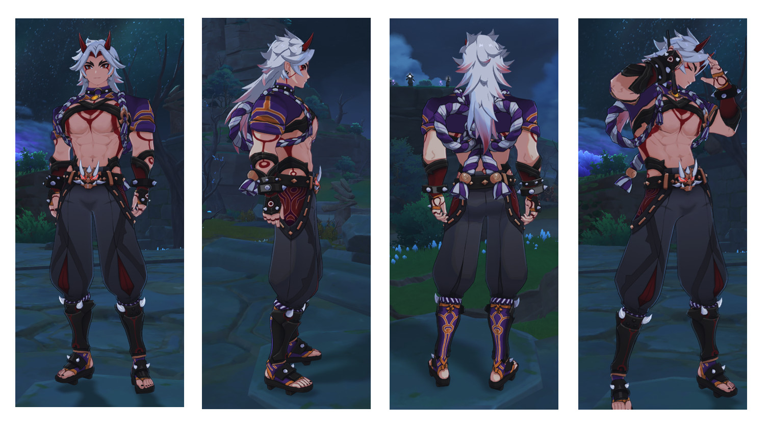 Coatless Buff Arataki Itto Mod for Genshin Impact | GI Mods