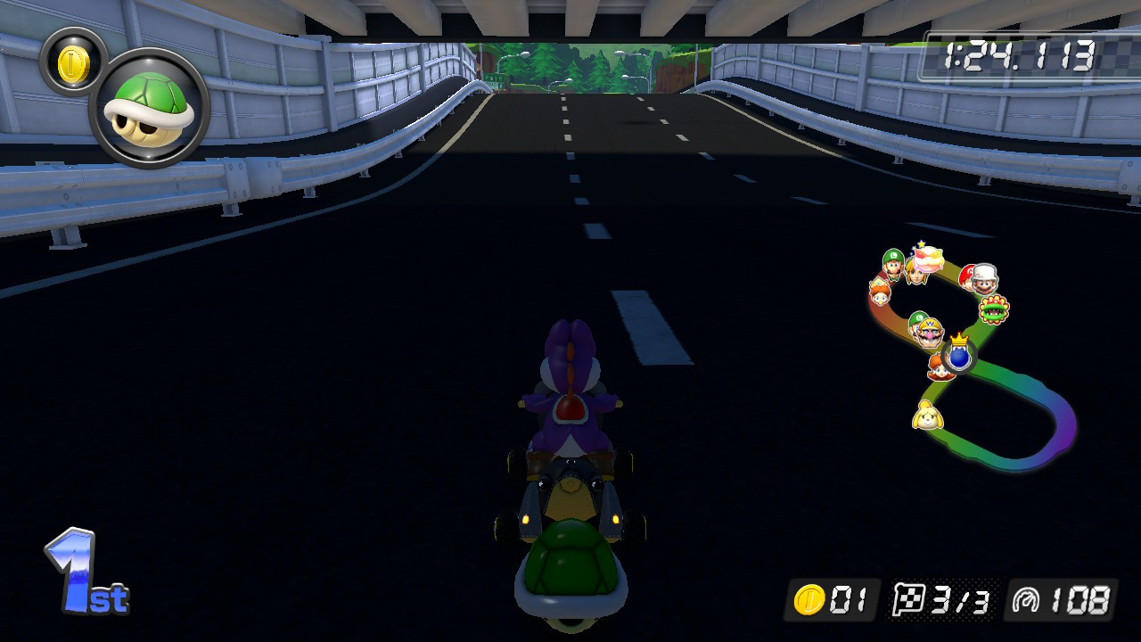 Rainbow Minimaps (Looygi Version) Mod for Mario Kart 8 Deluxe | MK8D Mods