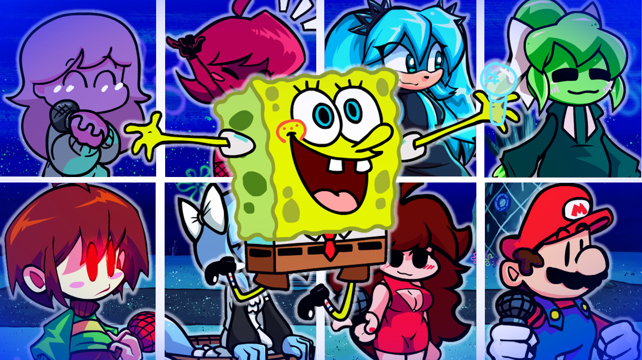 Absorbent But Different Characters Sing It Mod for Friday Night Funkin ...