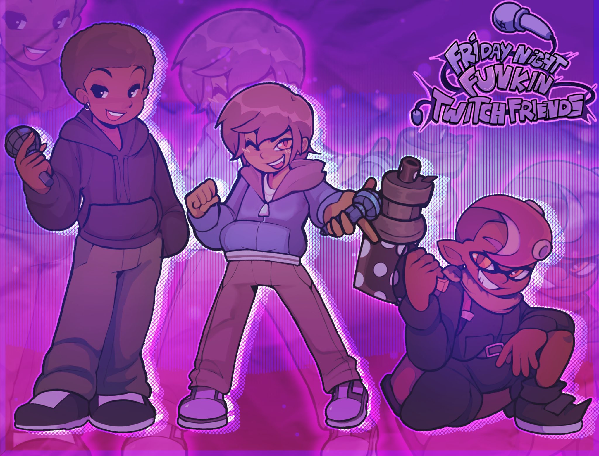 Friday Night Funkin' Twitch Friends Mod for Friday Night Funkin' | FNF Mods