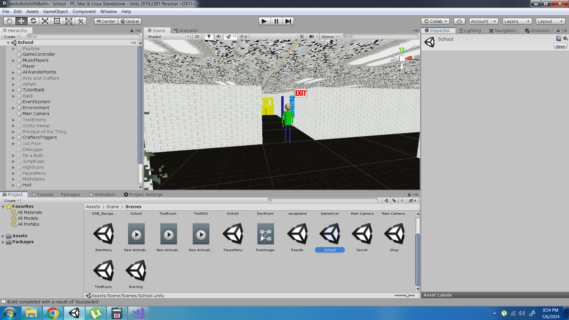 Baldi's Bullshit N' Ballin Mod for Baldi's Basics | Baldi Mods