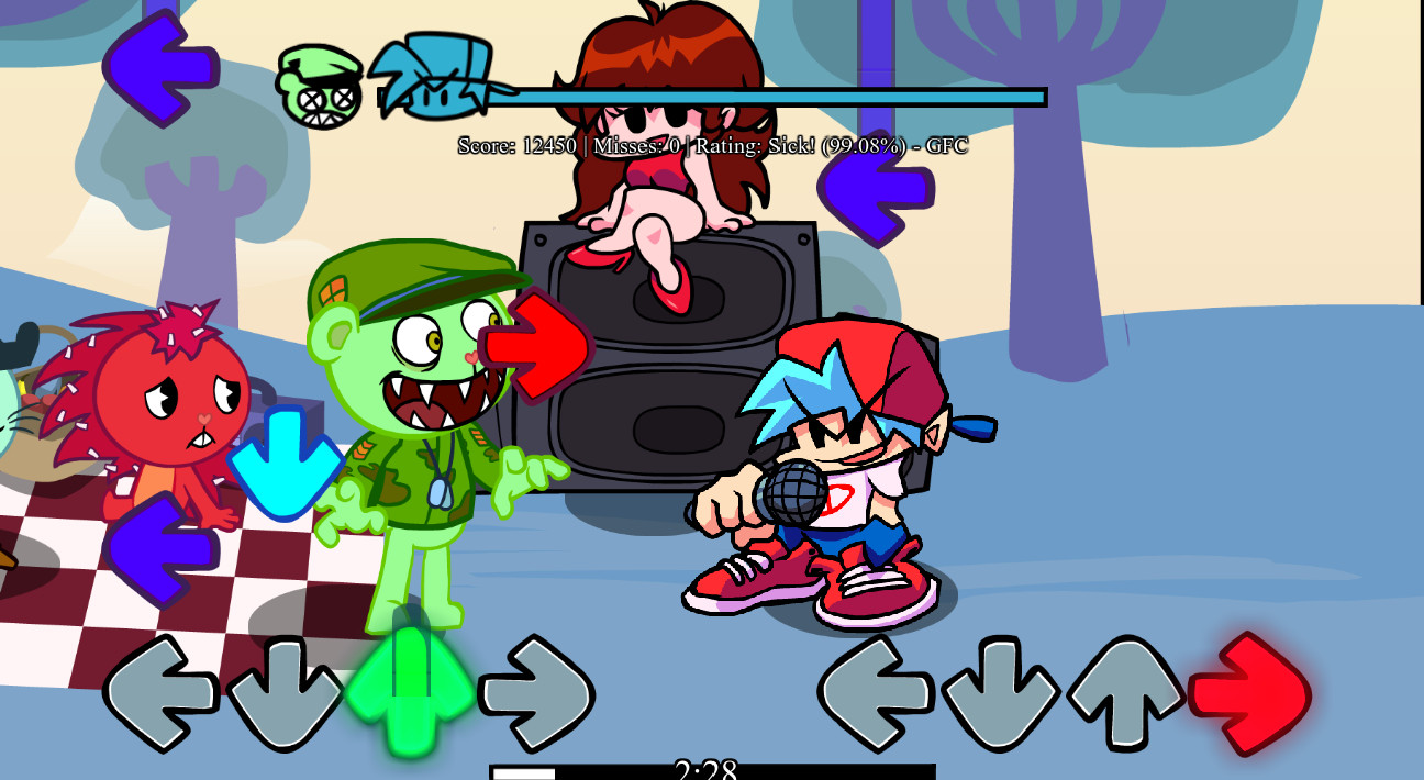 [SENSITIVE CONTENT] Fliqpy Covers Mod for Friday Night Funkin' | FNF Mods