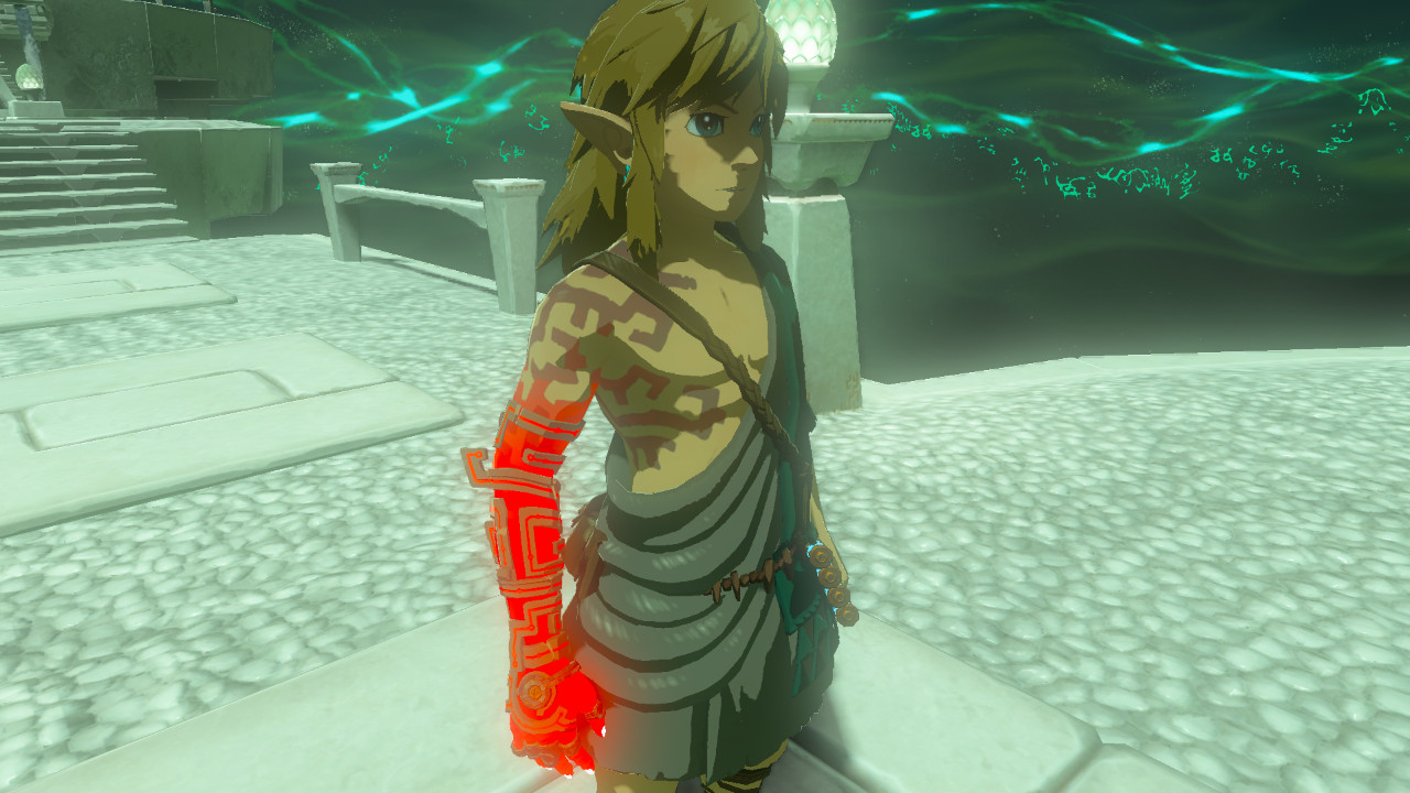 Glowing Right Arm (With Color Variants) Mod for The Legend of Zelda ...