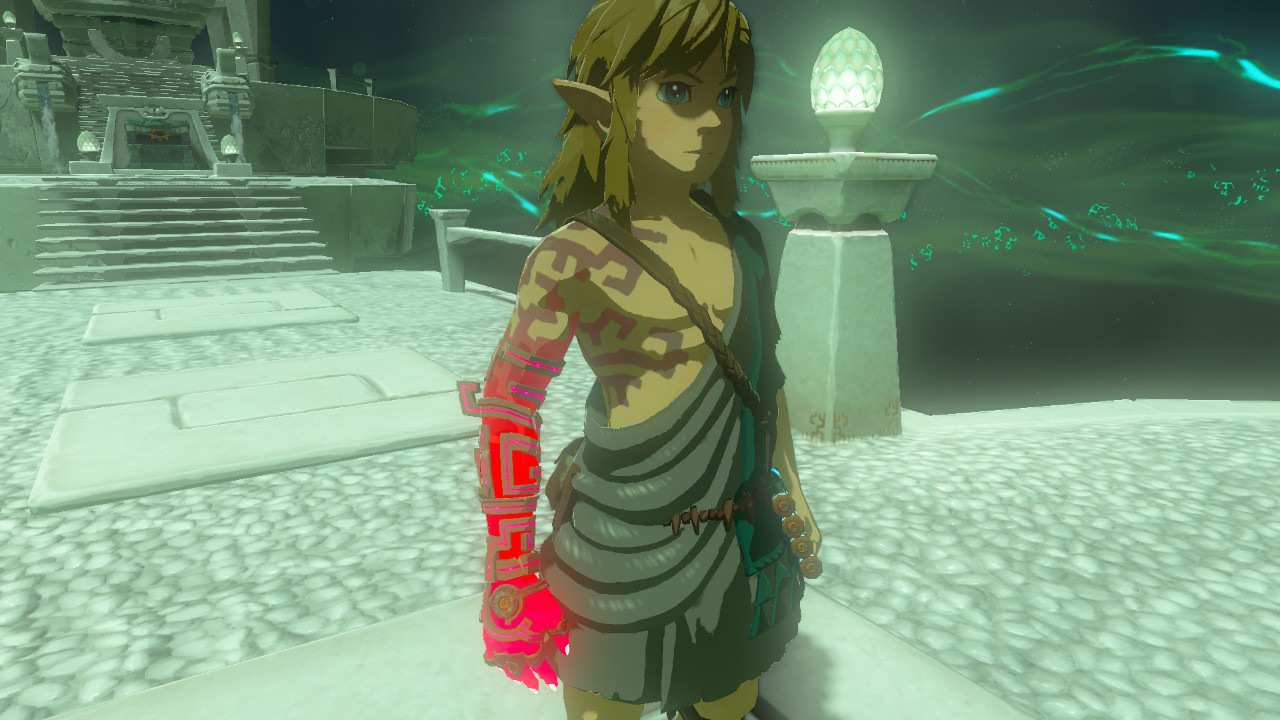 Glowing Right Arm (With Color Variants) Mod for The Legend of Zelda ...