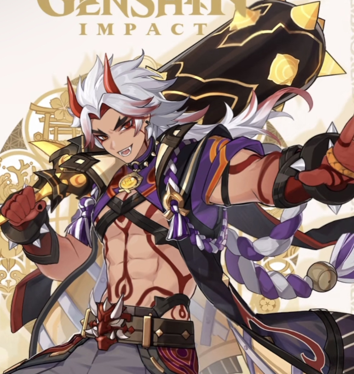 Dark Itto Redesign Mod for Genshin Impact | GI Mods