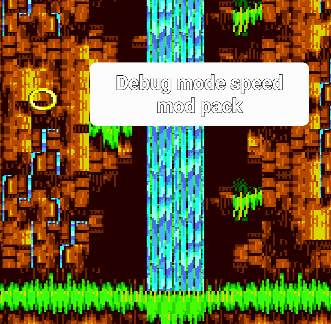 Debug mode speed modpack Mod for Sonic 3 A.I.R. | S3AIR Mods