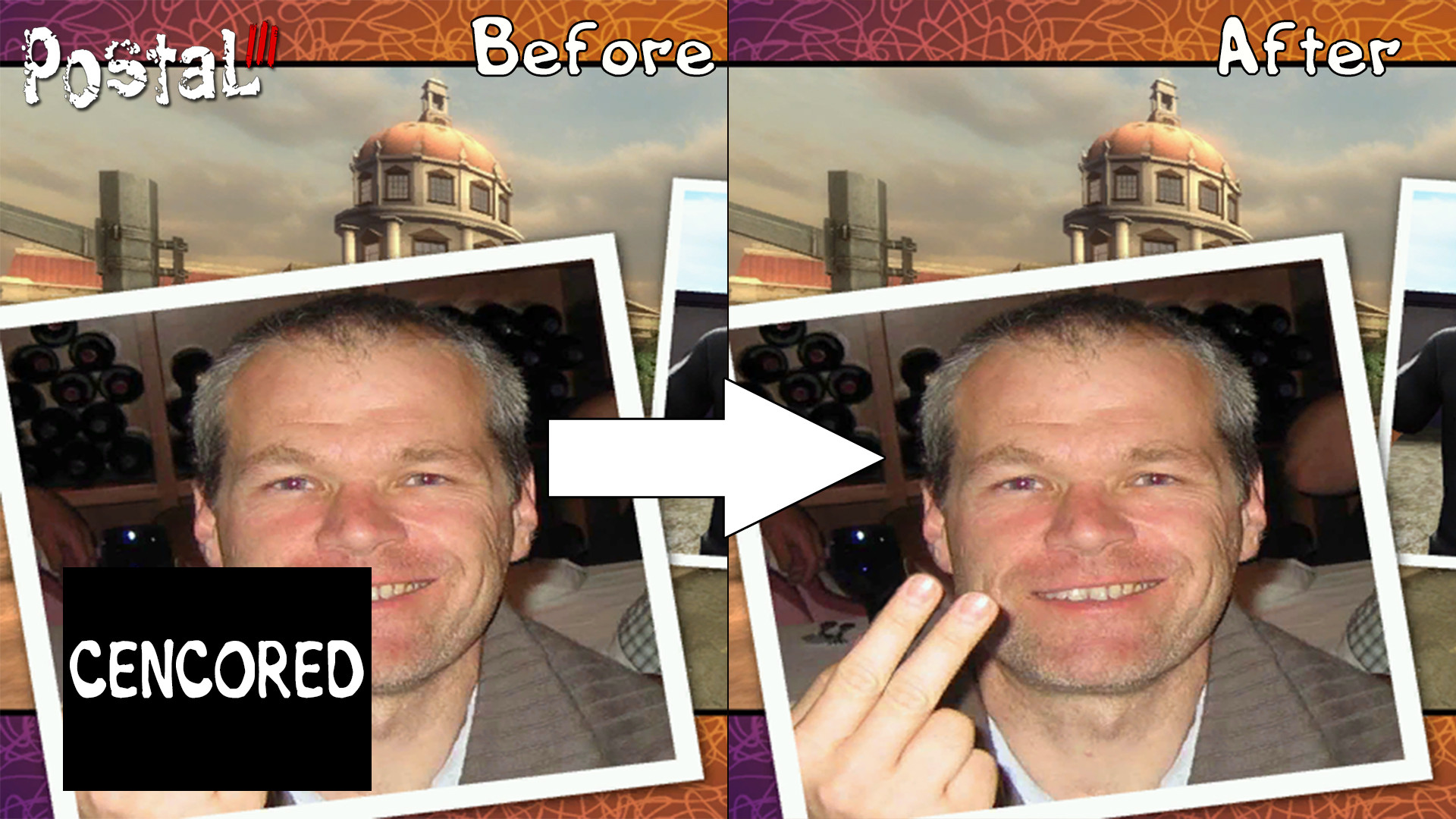 No more middle finger in loading backgrounds (Uwe) Mod for Postal 3 ...