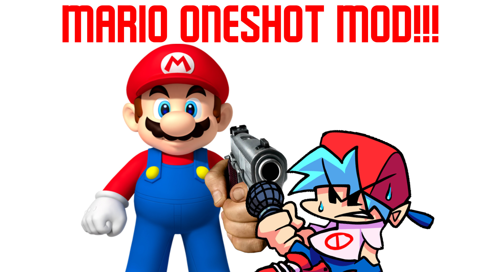 VS MARIO (ONESHOT MOD) Mod for Friday Night Funkin' | FNF Mods