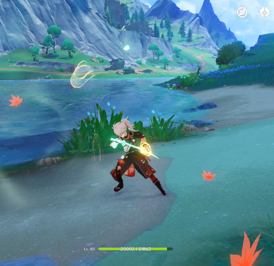 Kazuha Splash Art Sword Mod for Genshin Impact | GI Mods