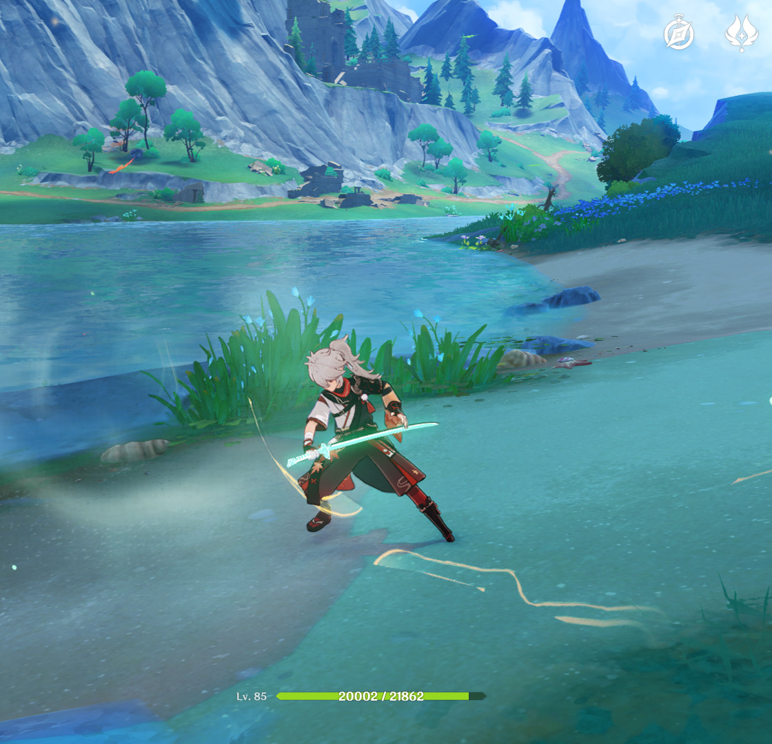 Kazuha Splash Art Sword Mod for Genshin Impact | GI Mods