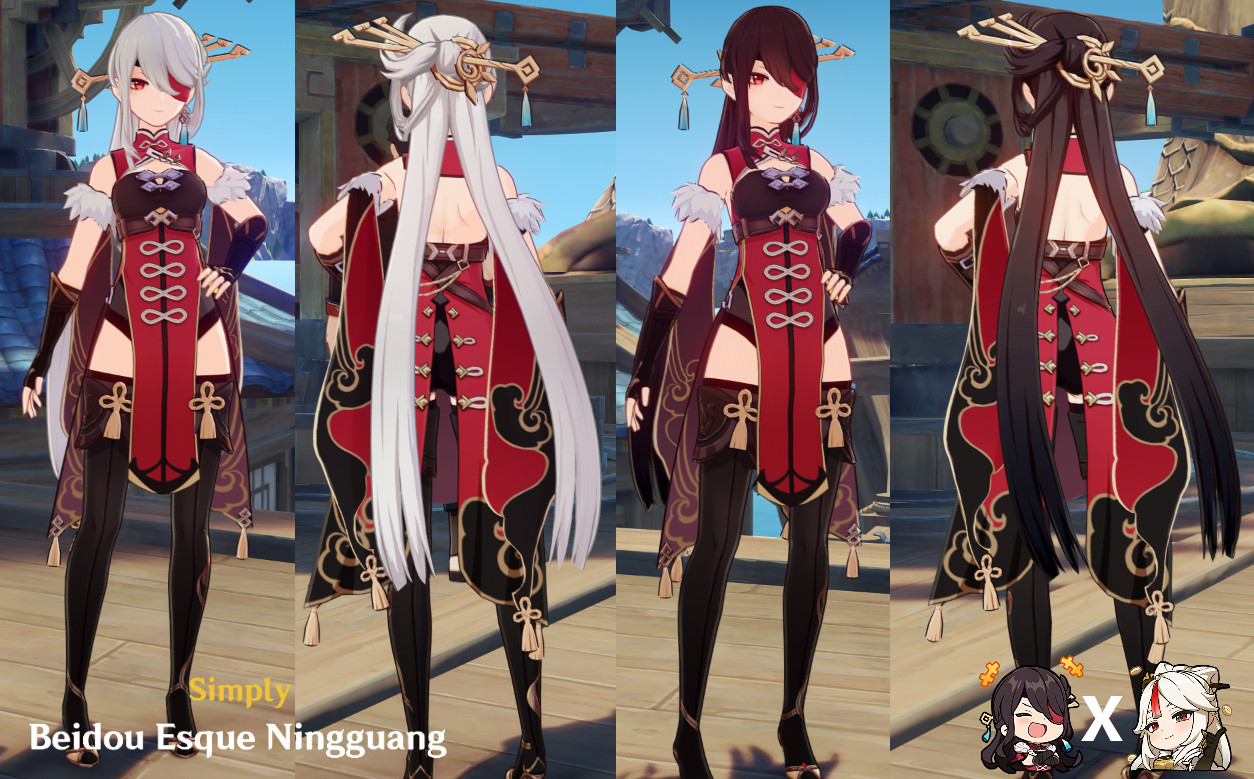 Beidou Esque Ningguang Mod for Genshin Impact | GI Mods