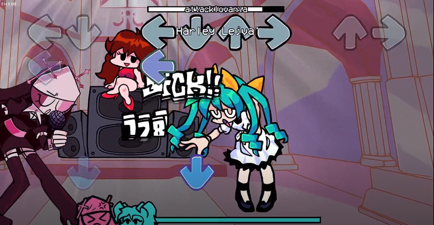 playable twim miku Mod for Friday Night Funkin' | FNF Mods