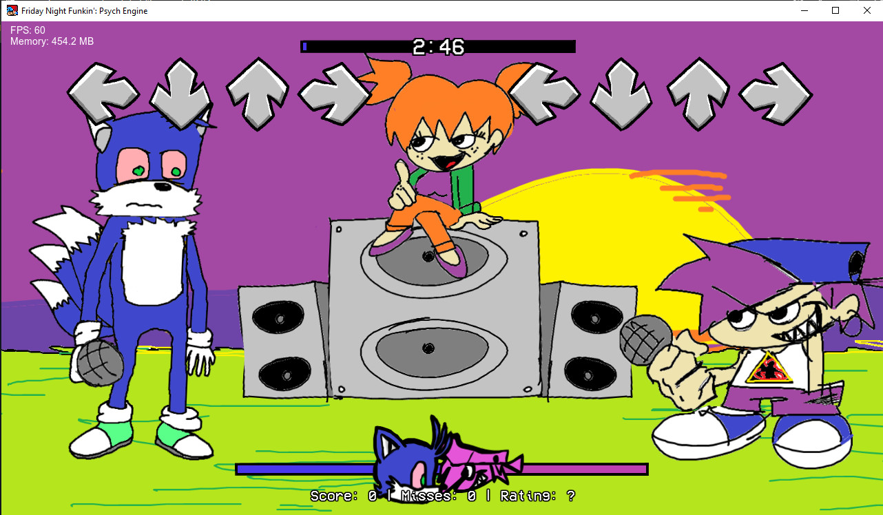 D-Side Tails Gets Trolled Mod for Friday Night Funkin' | FNF Mods