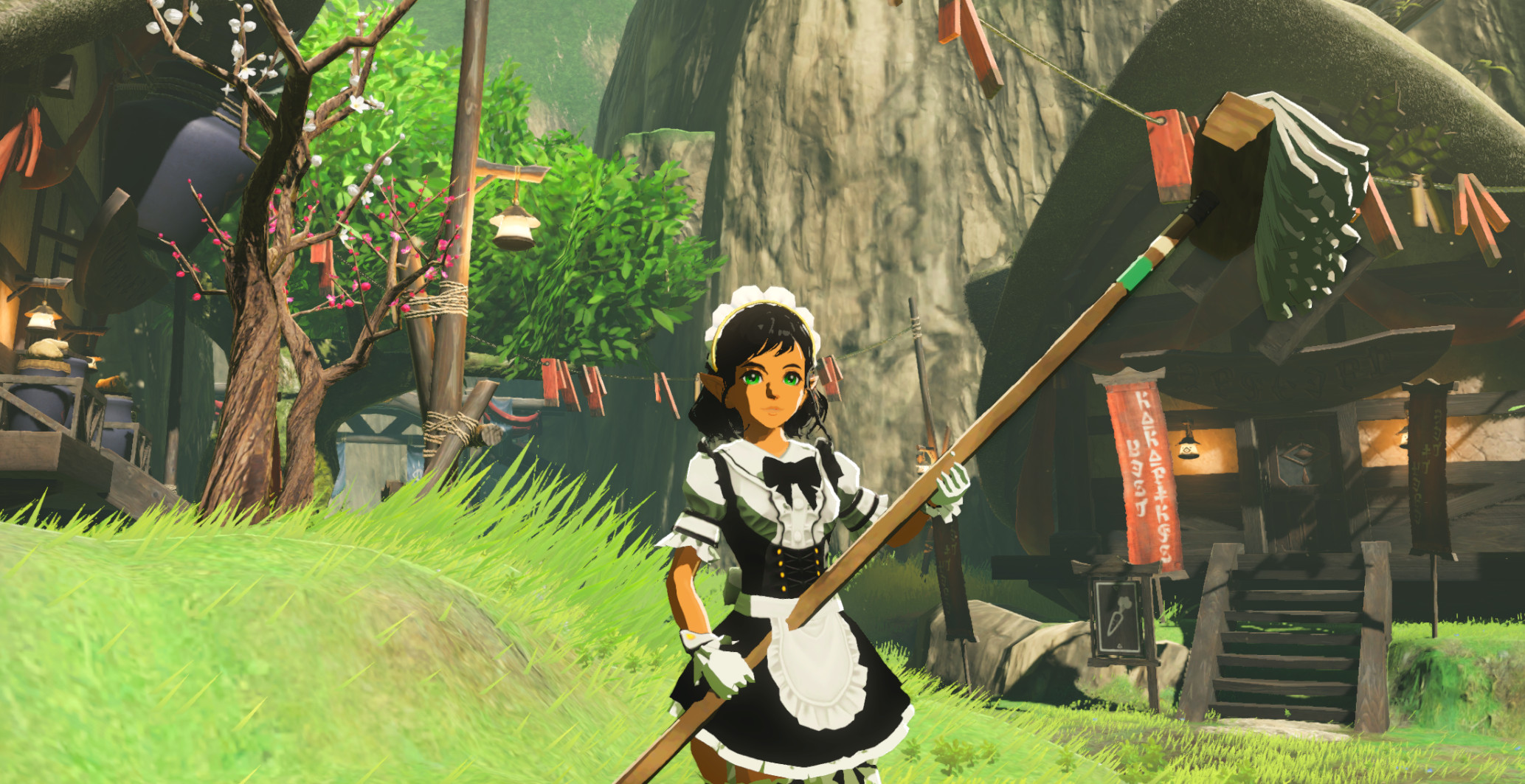 Maid Cafe Cosplay Extra Thicc Mod for The Legend of Zelda: Breath of ...